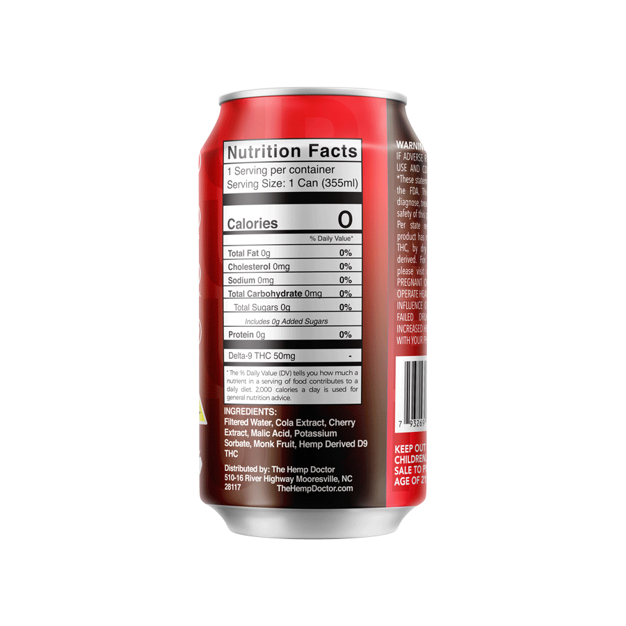 PHUK'D UP | DELTA 9 THC SELTZER | 50MG - The Hemp Doctor