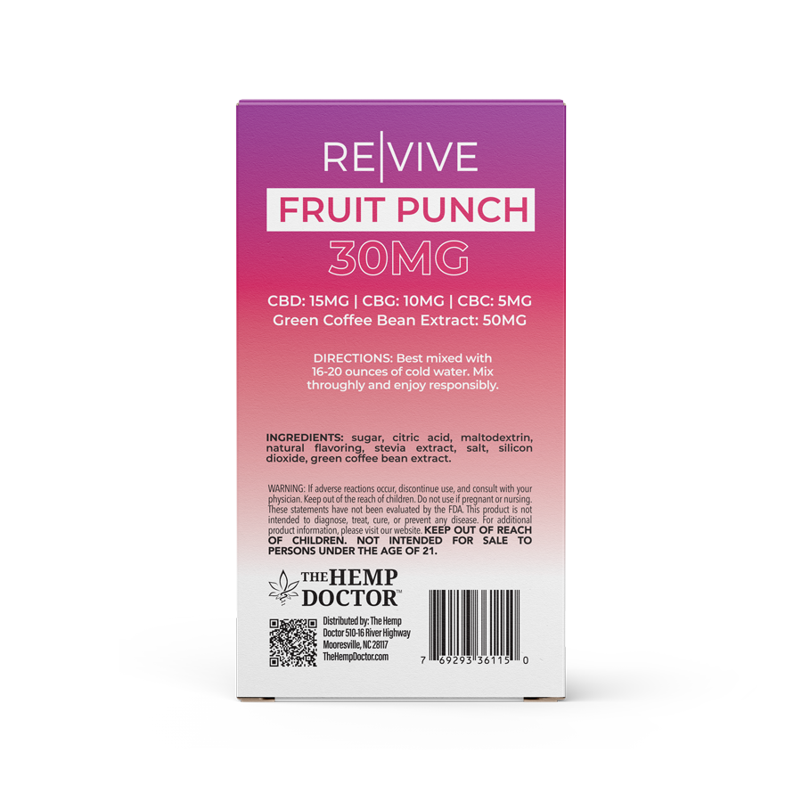 REVIVE | 30mg CBD Drink Mix - The Hemp Doctor